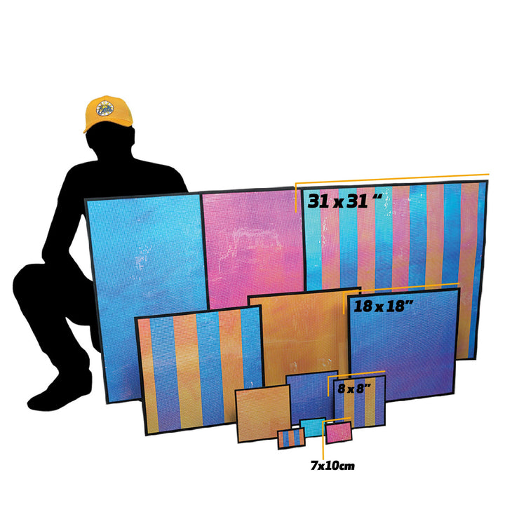 EFLECT Mini Reflector Kit - 7x10cm Tropical blends multi-mirror bendab ...