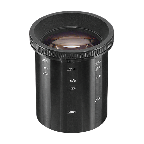 DP400-100 - 100mm, f1.6 Lens with 34.4º exit angle for Dedo DP400, DP1 ...