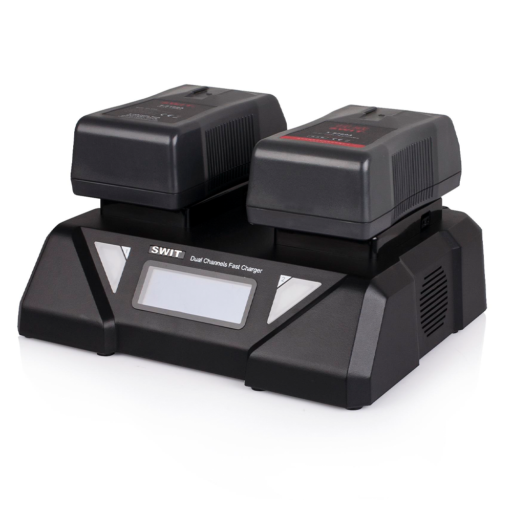 S-3812A - SWIT 2-Channel Simultaneous Fast Charger and Adapter (Gold M ...